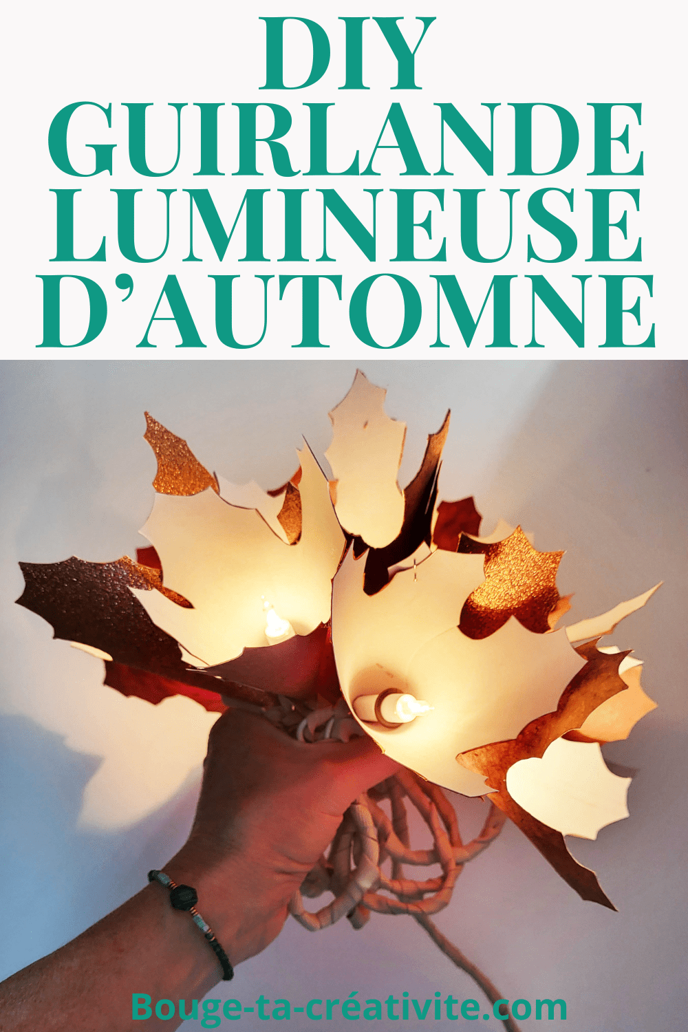 DIY déco d'automne : ma guirlande lumineuse - Bouge ta créativité